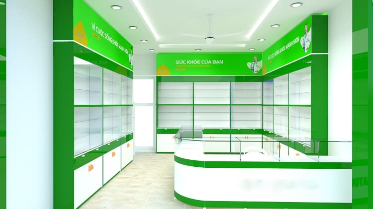 Thiết Kế Nhà Thuốc - NỘI THẤT DK DECOR