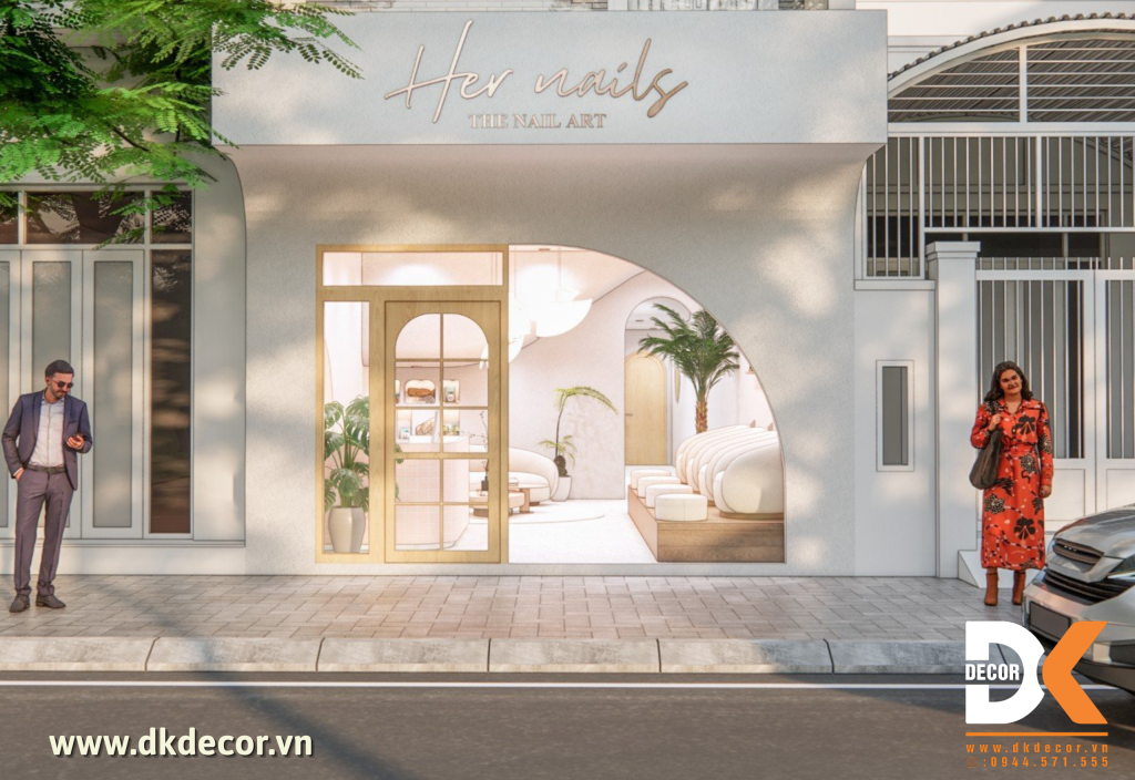 Cải Tạo Thi Công Tiệm Nail Trọn Gói Tiết Kiệm TPHCM - Nội Thất DK Decor