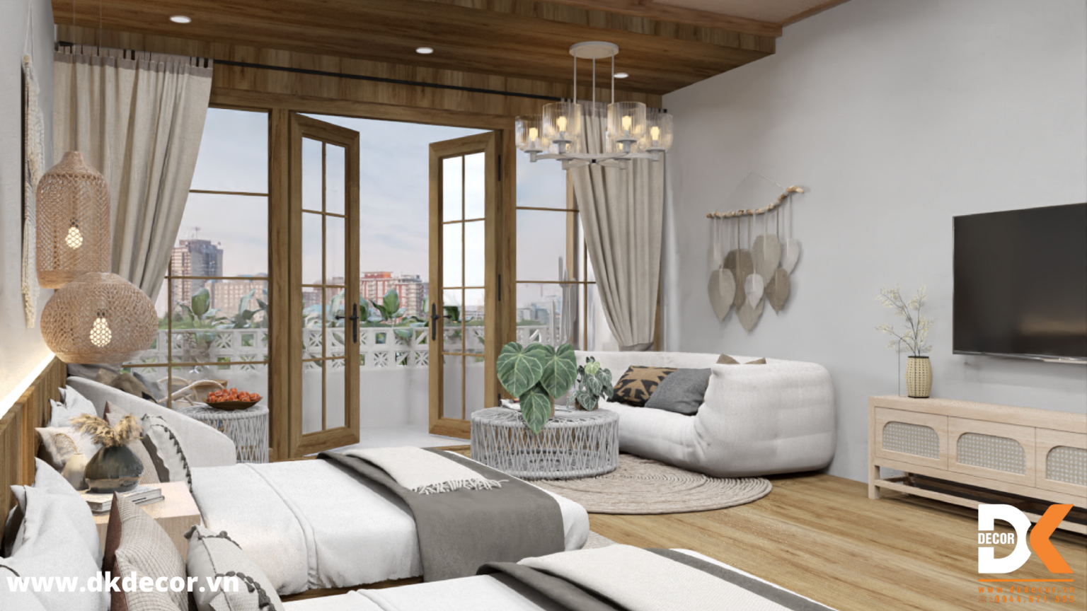 thiết kế homestay (6) - Nội Thất DK Decor