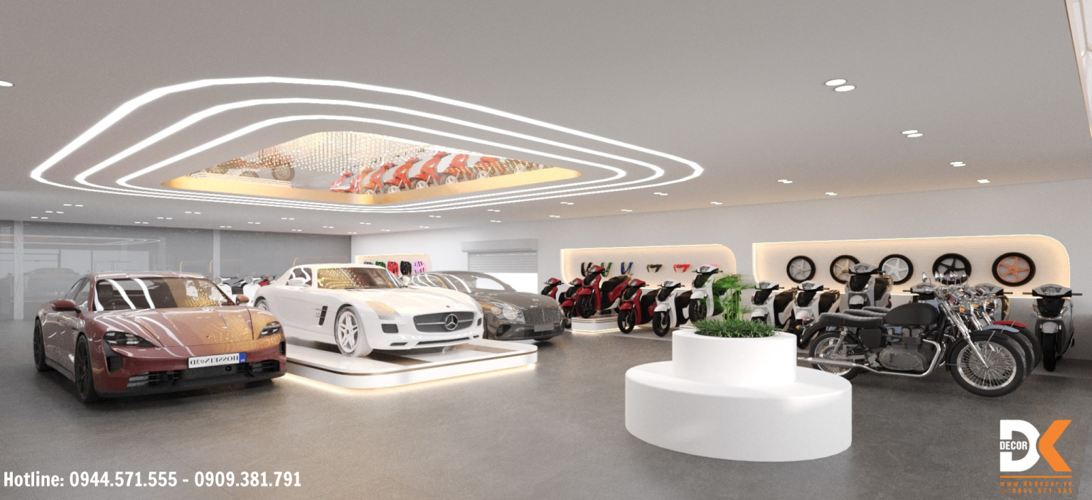Thiết Kế Showroom Xe Máy